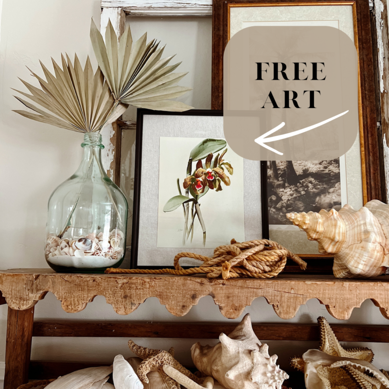 Printed Free Art - The Wicker House