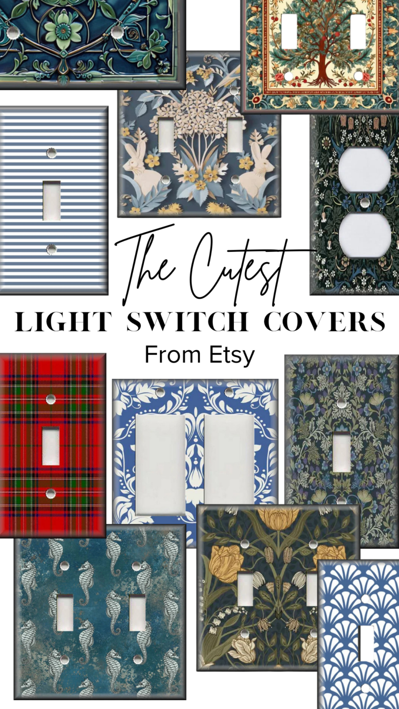 The Cutest Light Switch Covers from Etsy - The Wicker House